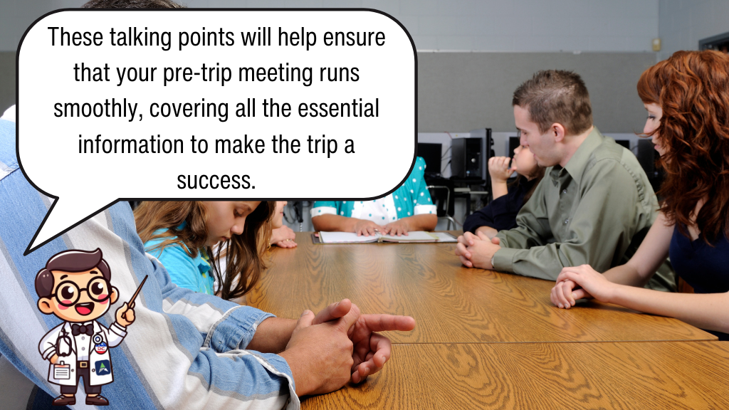 Talking Points - Pre-trip Meeting - Student Adventures